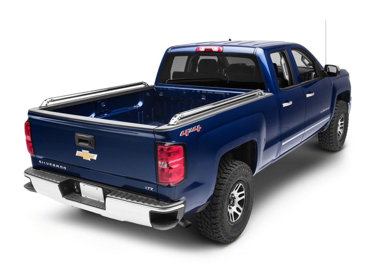 Putco Silverado 1500 Crossrail Locker Side Bed Rails S102048 (14-18 ...