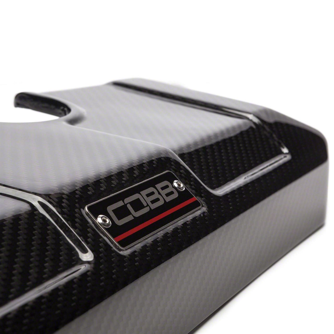Cobb F-150 Redline Coolant Cover; Carbon Fiber 8F1700 (15-25 F-150 ...