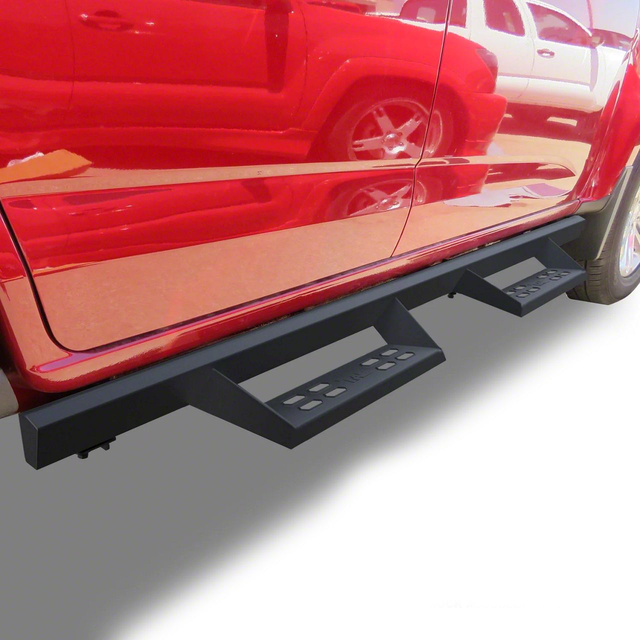 Colorado 4-Inch Drop Sniper Running Boards; Textured Black (15-22 ...