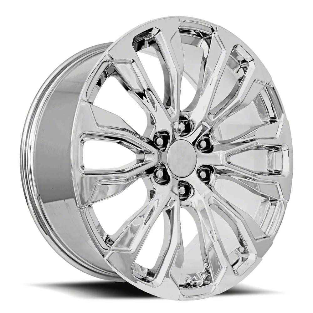 Colorado Denali 12-Spoke Replica Chrome 6-Lug Wheel; 22x9; 28mm Offset ...