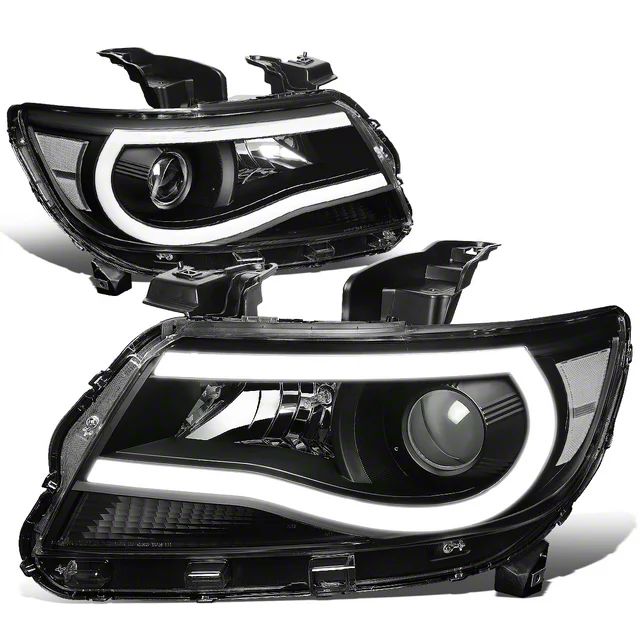 Colorado Full LED U-Tube DRL Projector Headlights with Clear Corners ...