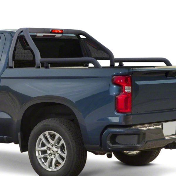 Colorado Gladiator Roll Bar with 7-Inch Black Round LED Lights; Black ...