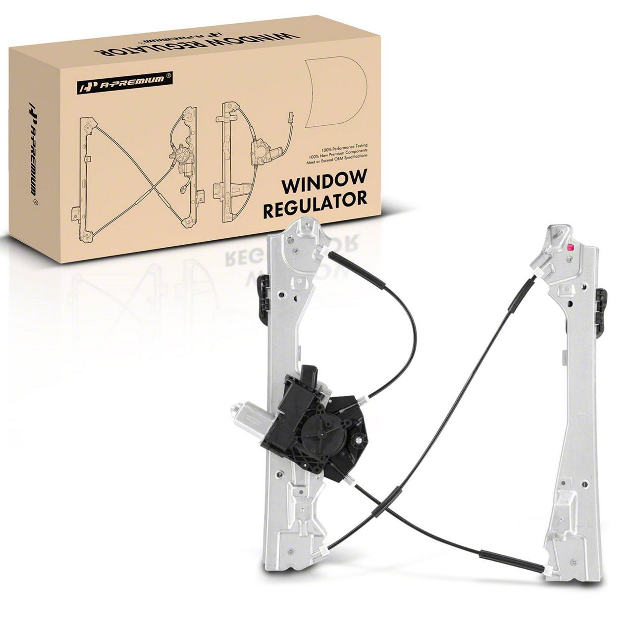 Colorado Power Window Regulator with Motor; Front Driver Side (15-20 ...