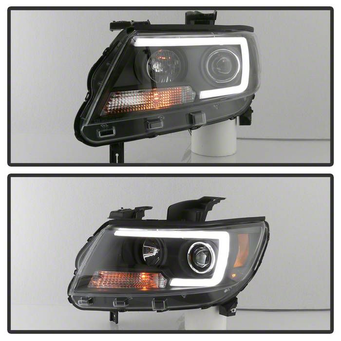 Colorado Signature Series Light Bar DRL Projector Headlights; Black ...