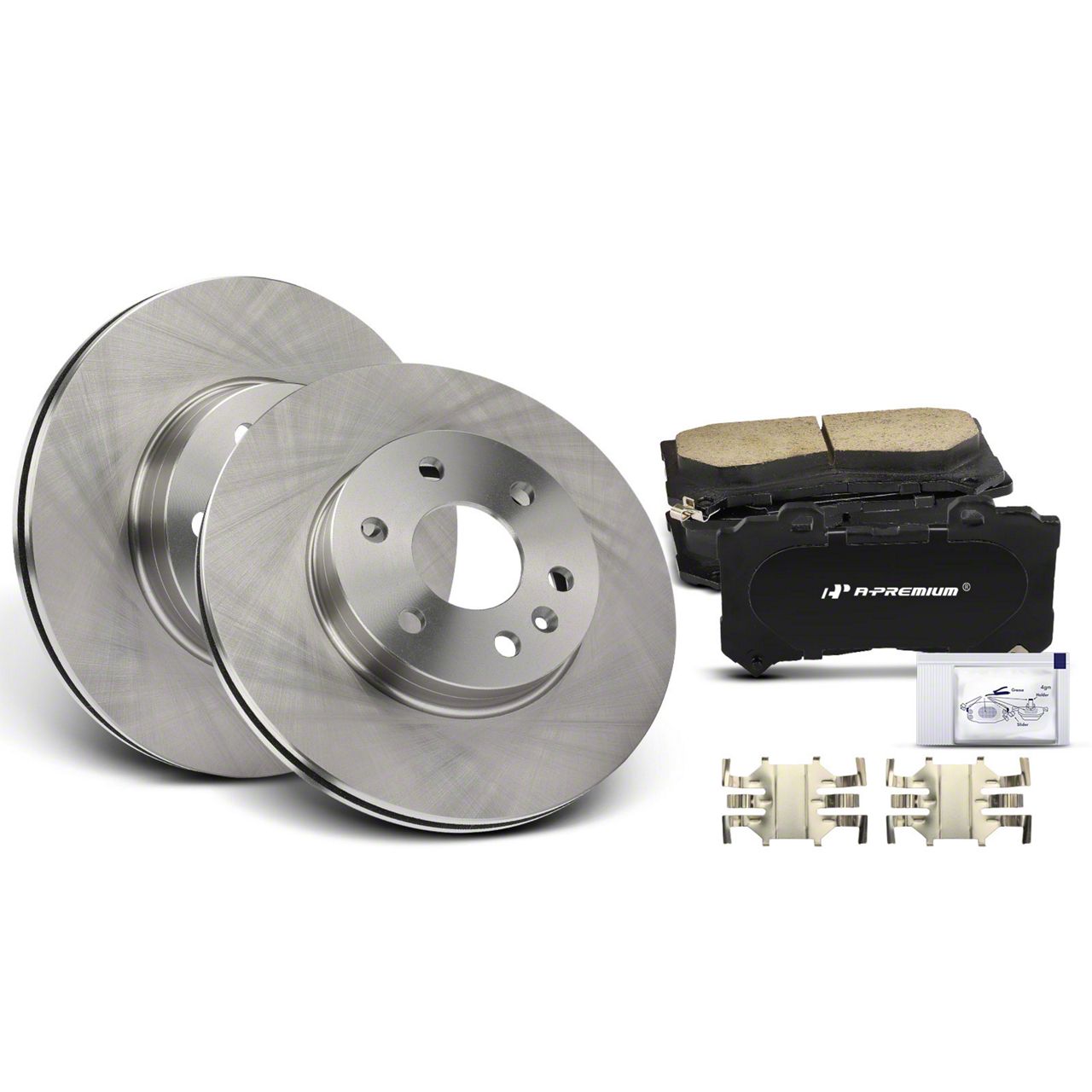 Colorado Vented 6-Lug Brake Rotor and Pad Kit; Front (15-20 Colorado ...