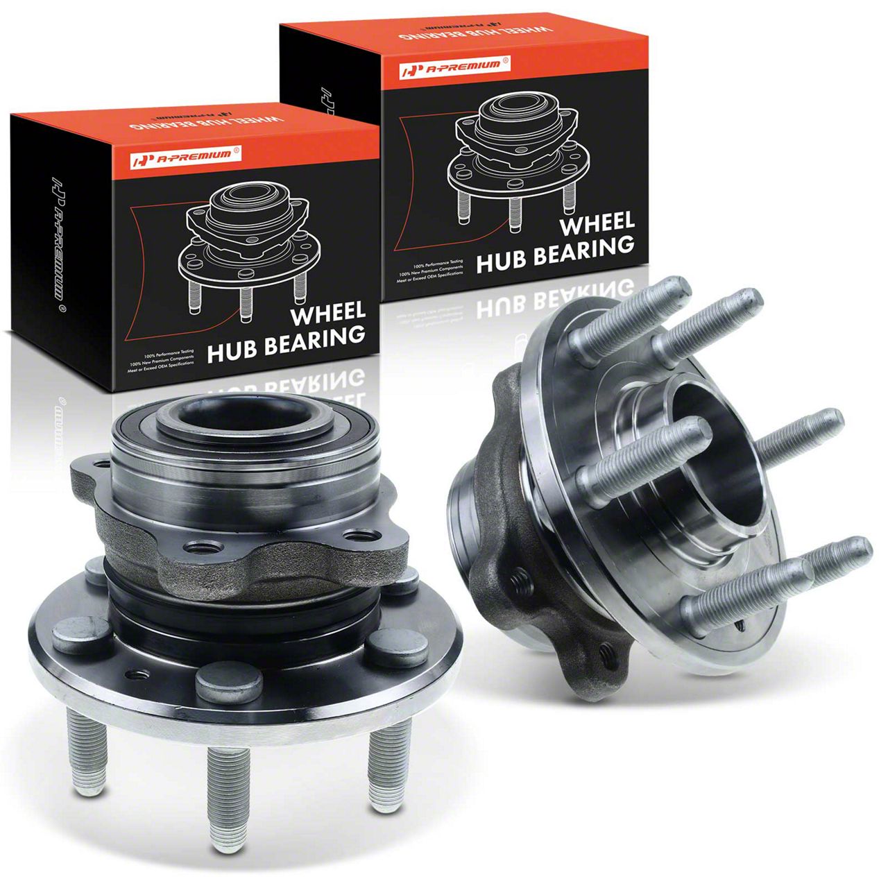 Colorado Wheel Bearing and Hub Assemblies; Front (15-22 4WD Colorado ...