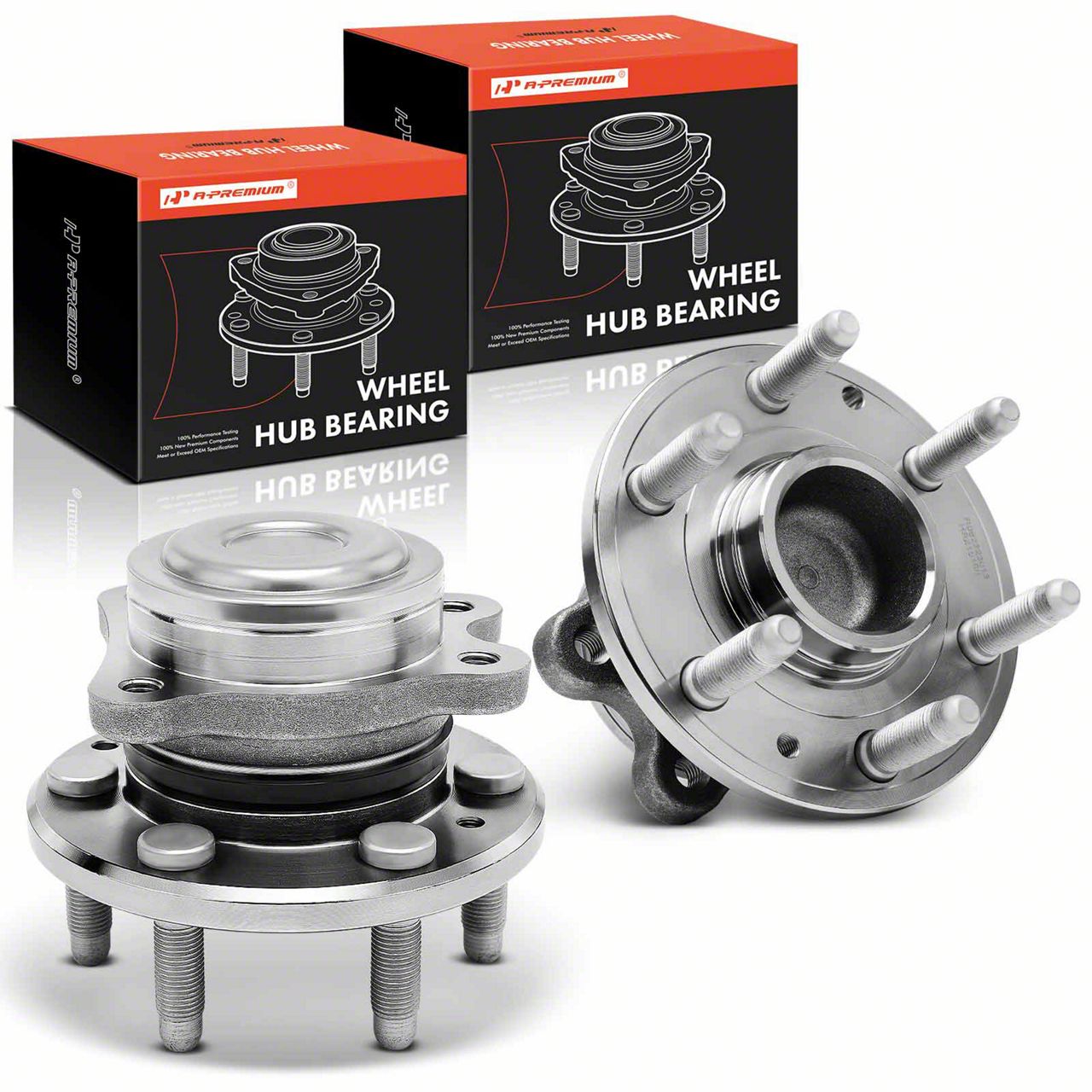 Colorado Wheel Bearing and Hub Assemblies; Front (15-20 2WD Colorado ...