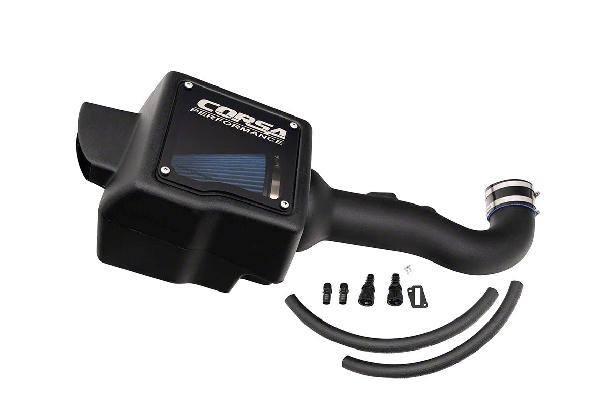Corsa Performance Silverado 1500 Closed Box Cold Air Intake with ...