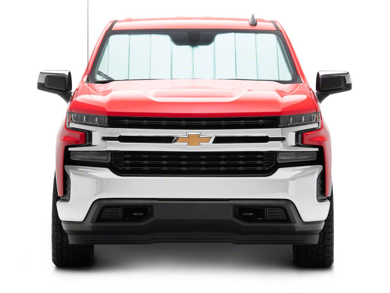 Covercraft UVS100 Heat Shield Silverado 1500 Custom Sunscreen; Silver ...