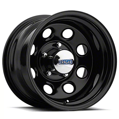 Cragar Silverado 1500 Soft 8 Steel Gloss Black 6-Lug Wheel; 17x8; 0mm ...