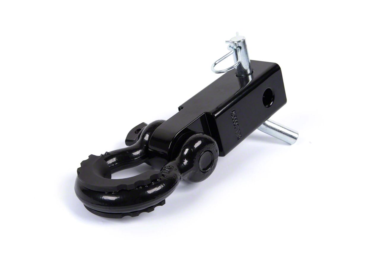 CrawlTek Revolution Universal AT 2-Inch Shackle Hitch Receiver with ...
