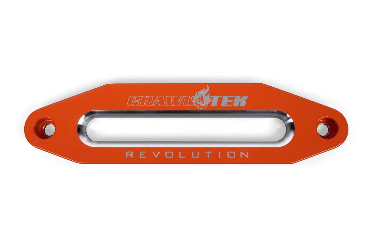 CrawlTek Revolution Universal AT Aluminum Hawse Fairlead; Orange ...