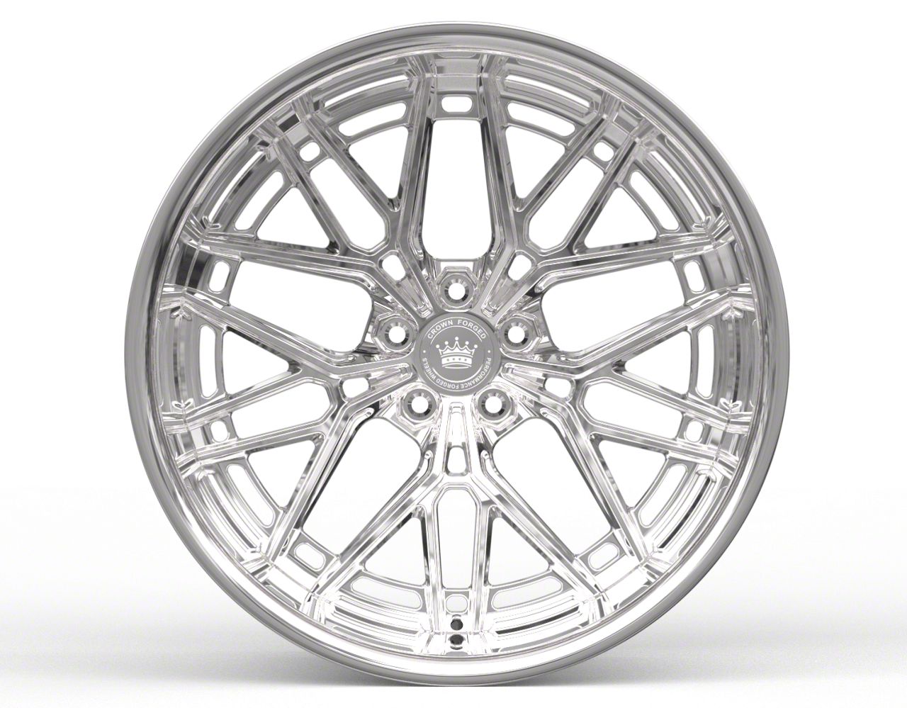 Crown Forged Wheels F-150 CF-OR3 Polished 6-Lug Wheel; 17x9; 1mm Offset ...