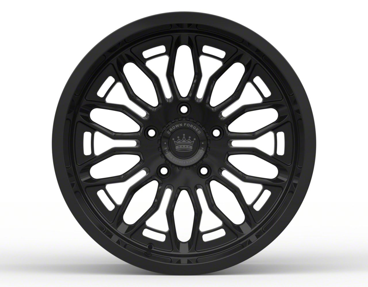 Crown Forged Wheels Silverado 1500 CF-OR2 Gloss Black 6-Lug Wheel; 20x9 ...