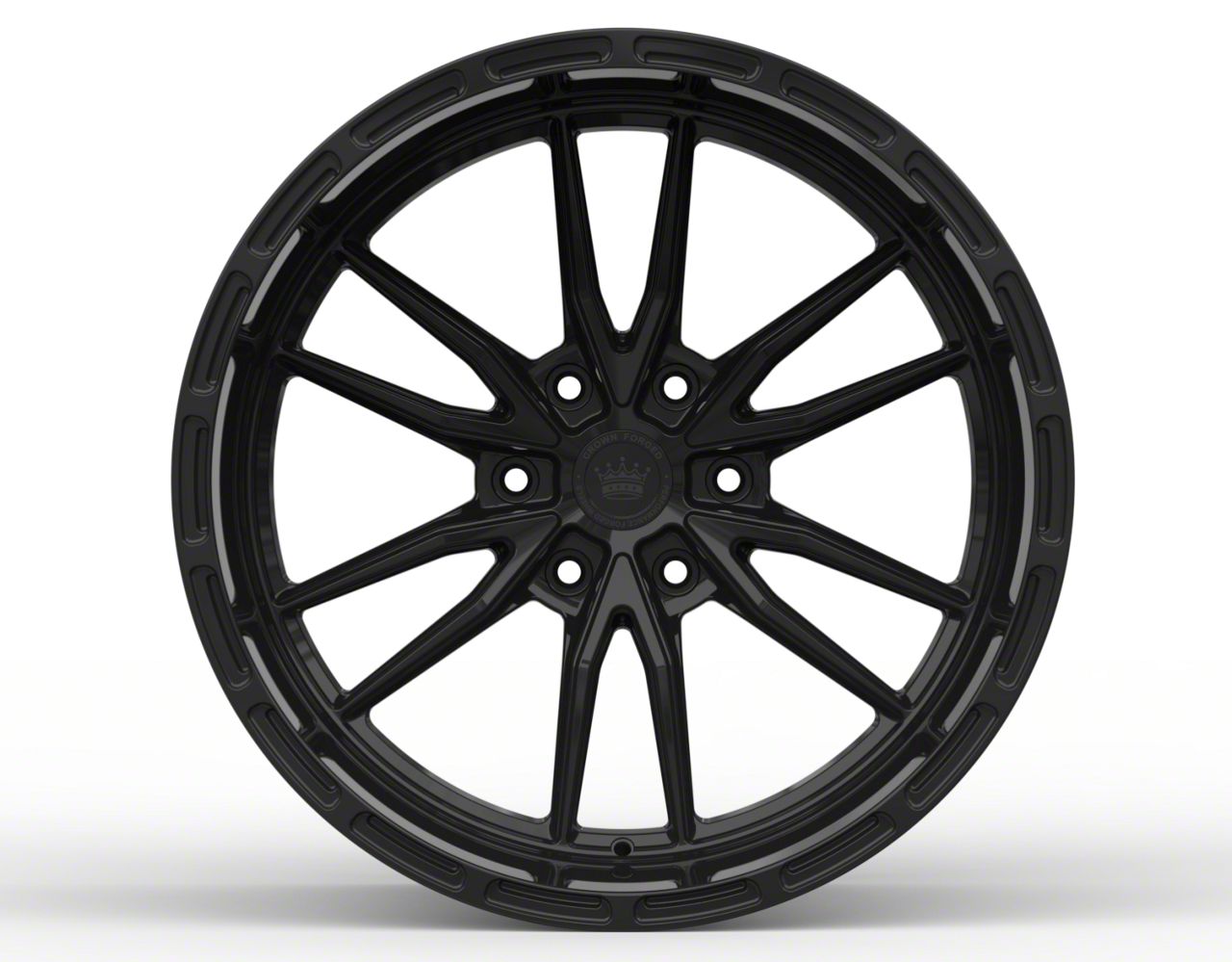 Crown Forged Wheels F-150 CF-OR1 Gloss Black 6-Lug Wheel; 18x9; 19mm ...