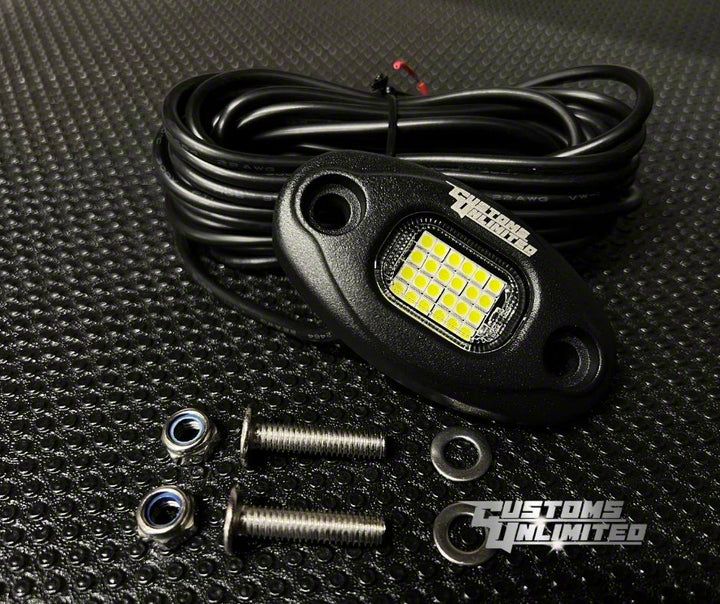 Customs Unlimited Silverado 3500 Pure White 24-LED High Intensity Rock ...