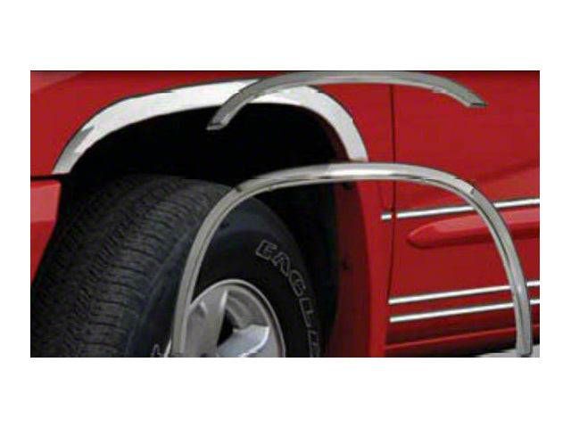 Dakota Wheel Well Fender Trim Molding; Stainless Steel (05-11 Dakota ...