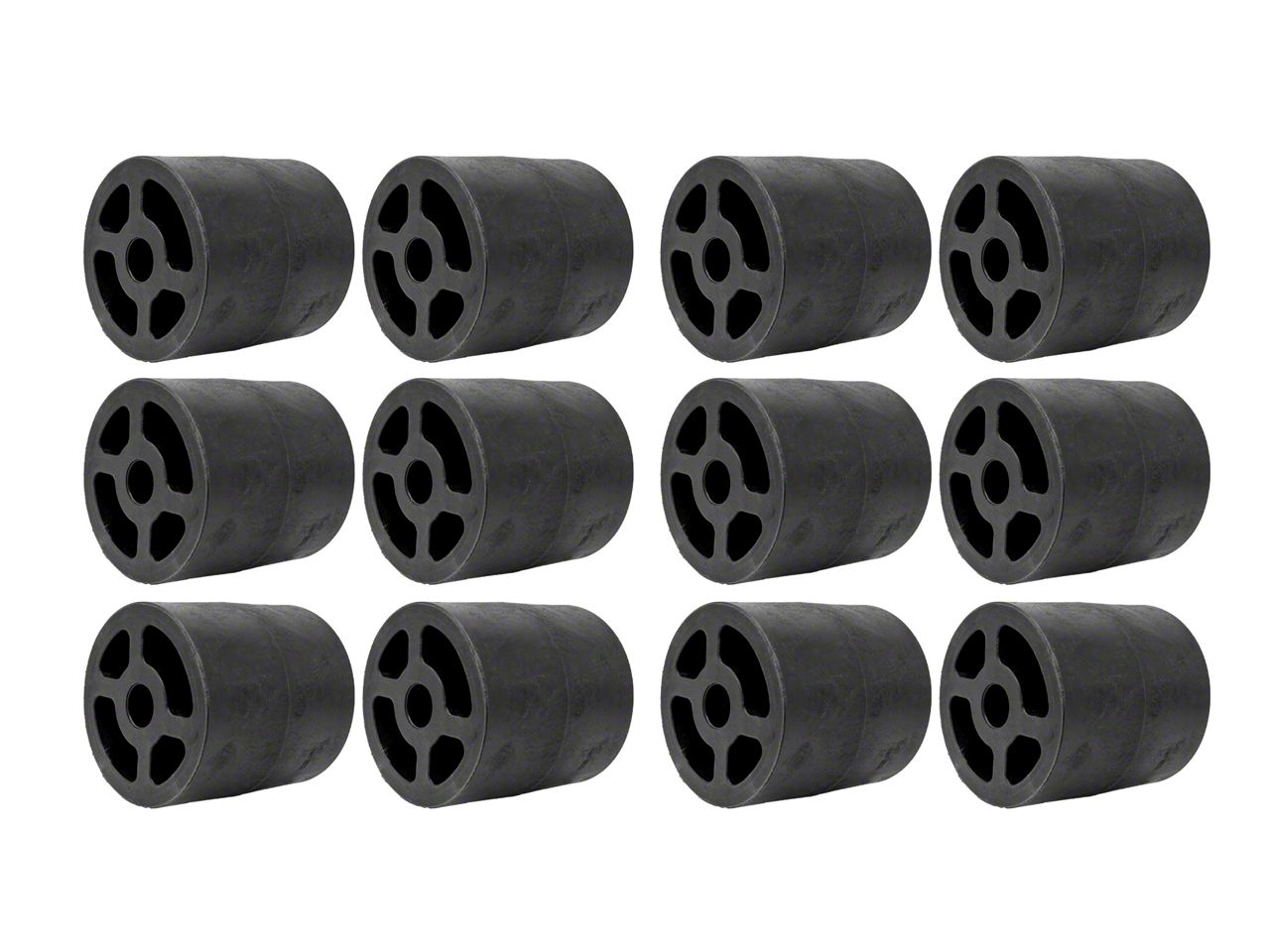 Daystar RAM 1500 3-Inch Universal Body Lift Blocks; 12-Pack KU04009BK ...