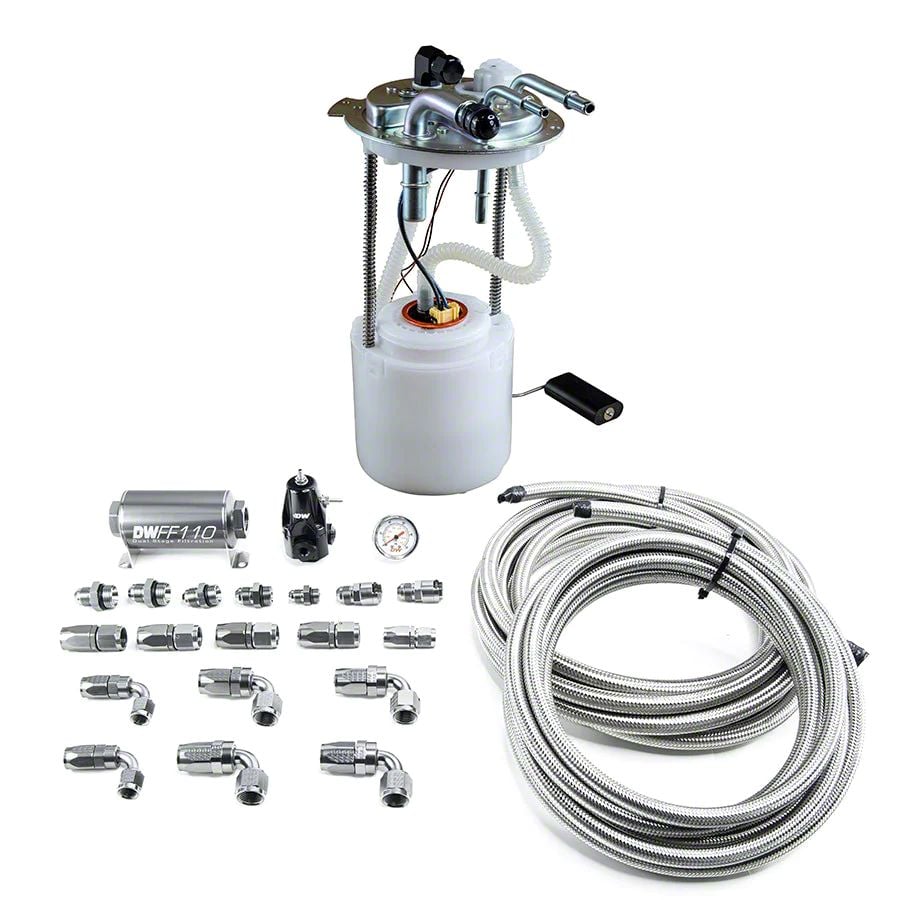 DeatschWerks Yukon DW400 Fuel Pump Module with CPE Return Kit; 415 LPH ...