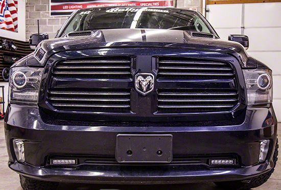 Diode Dynamics RAM 1500 White LED DOT/SAE Light Bar Kit - Wide Beam ...