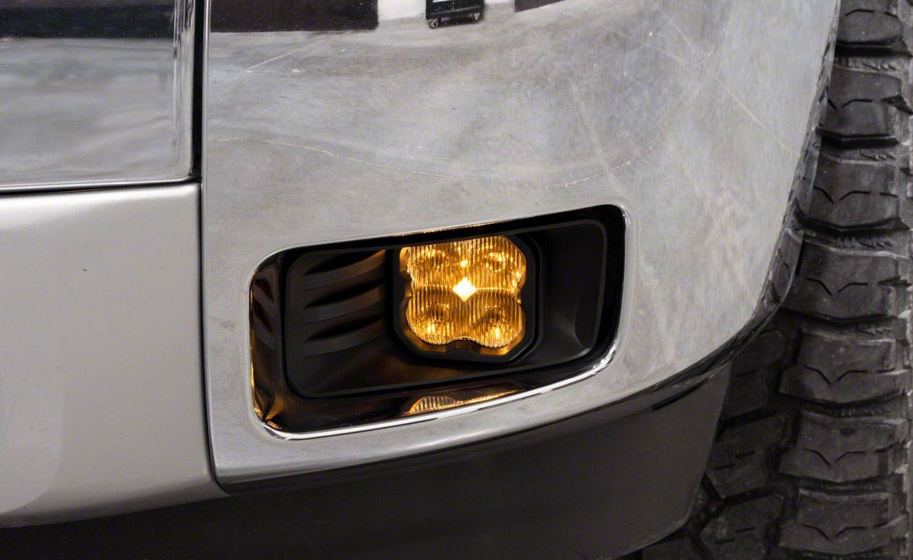 Diode Dynamics Silverado 2500 SS3 Max Type CH LED Fog Light Kit; Yellow ...