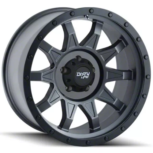 Dirty Life Yukon Roadkill Star Cap Matte Gunmetal 6-Lug Wheel; 20x10 ...