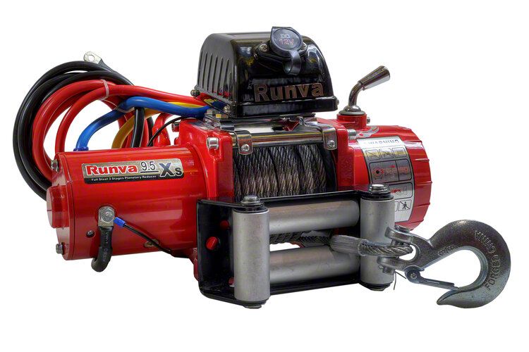 DK2 RAM 1500 9,500 lb. Runva Series Winch with Steel Cable 9.5XS ...