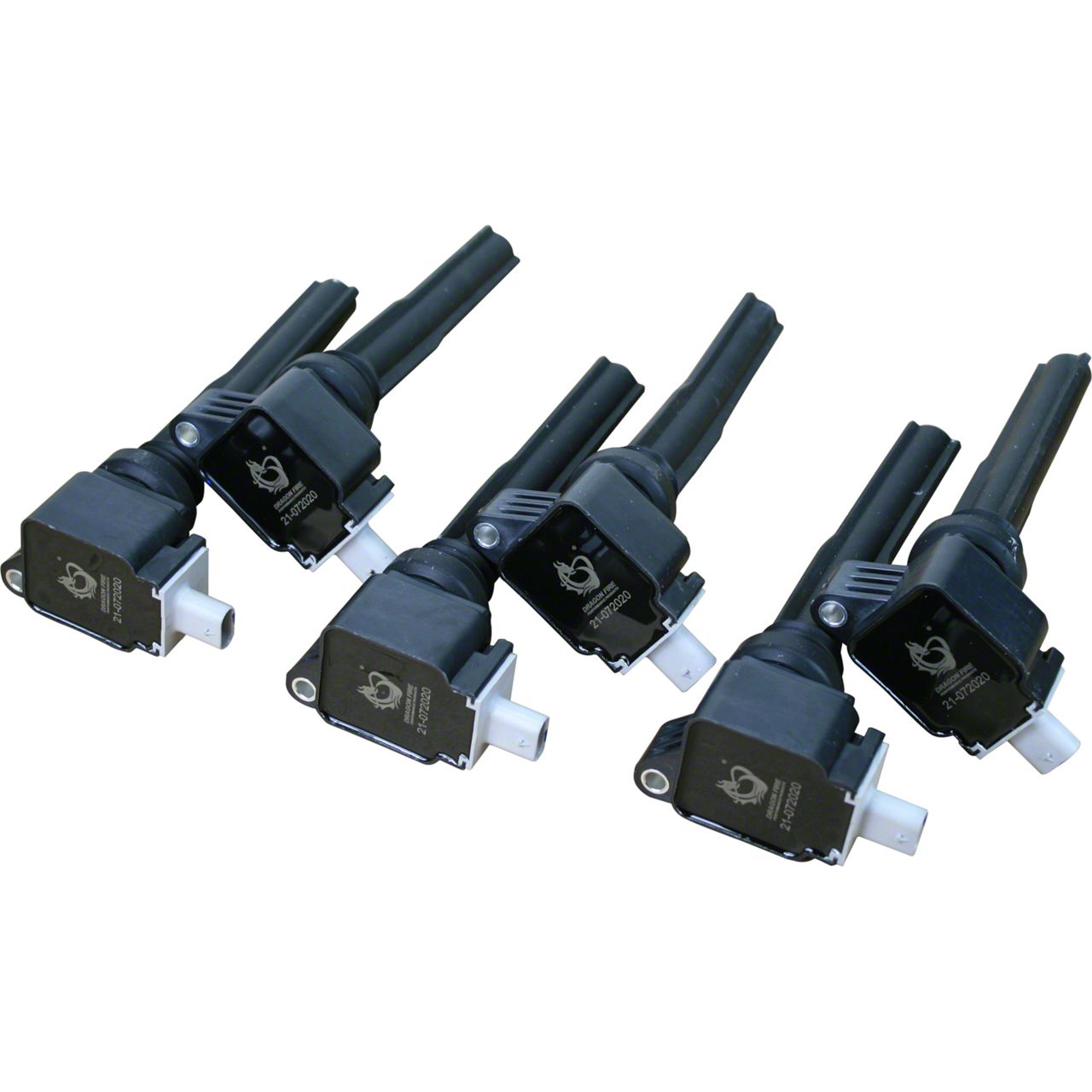 Dragon Fire Performance F-150 Ignition Coil Packs; Black DFC1031-6 (17-21 3.5L EcoBoost F-150 ...