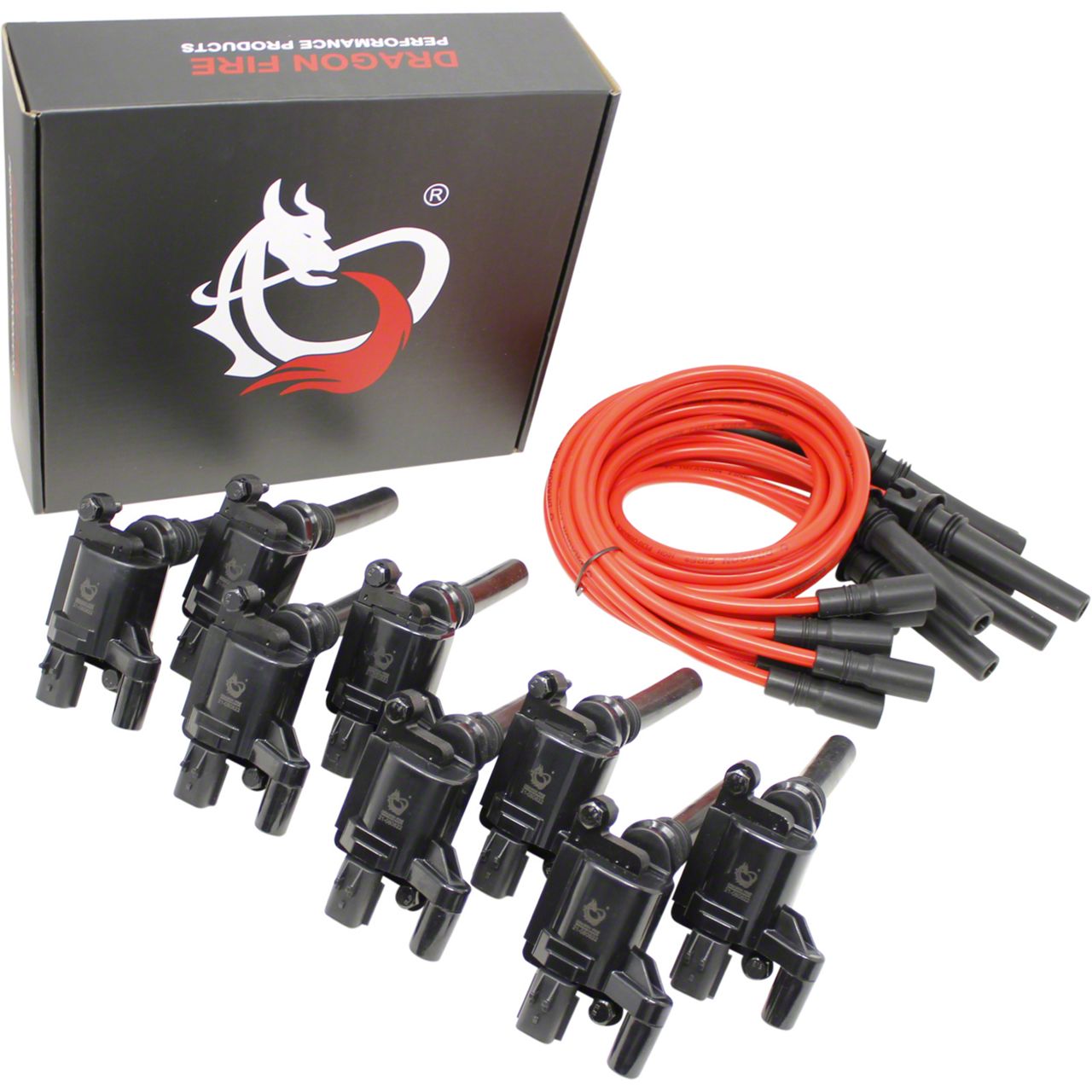 Dragon Fire Performance RAM 1500 Ignition Tune Up Kit; Black Kit-1557 (03-05 5.7L RAM 1500 ...