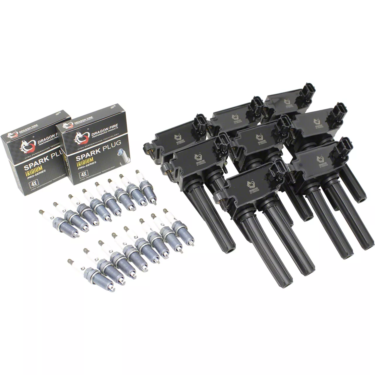 Dragon Fire Performance RAM 1500 Ignition Tune Up Kit; Black Kit-1565 (06-18 5.7L RAM 1500 ...