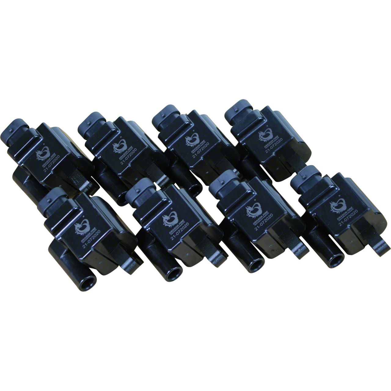 Dragon Fire Performance Silverado 1500 Ignition Coil Packs; Black DFC1023-8 (99-06 V8 Silverado ...