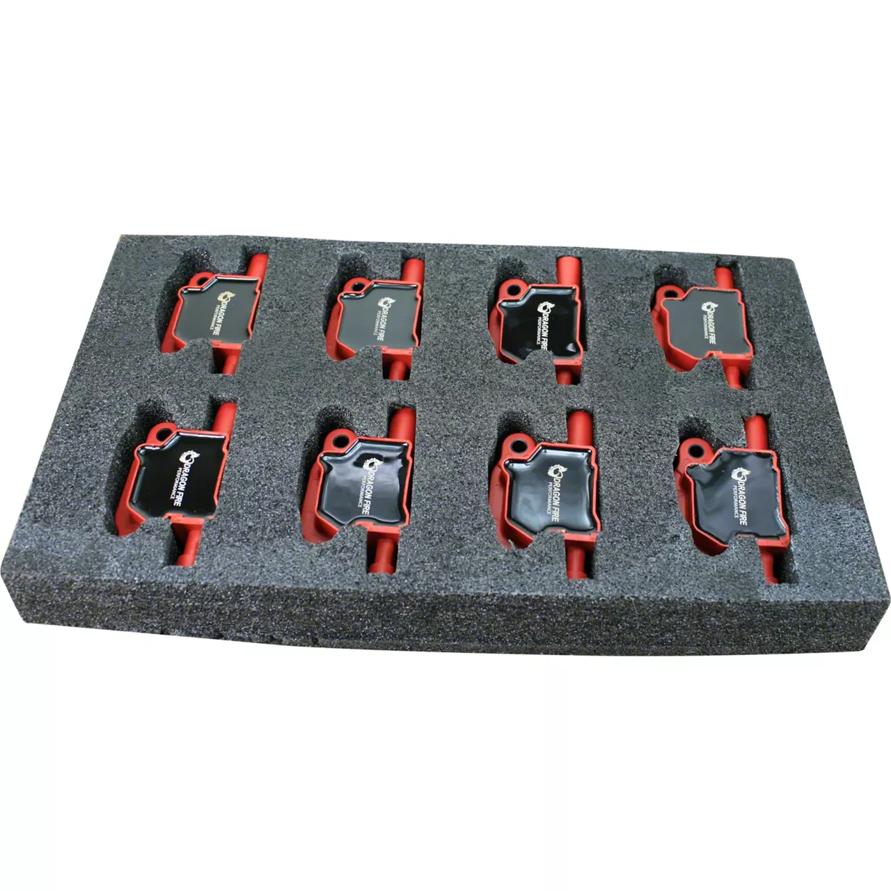 Dragon Fire Performance Silverado 1500 Ignition Coil Packs; Red DFC1007R-8 (07-13 V8 Silverado ...