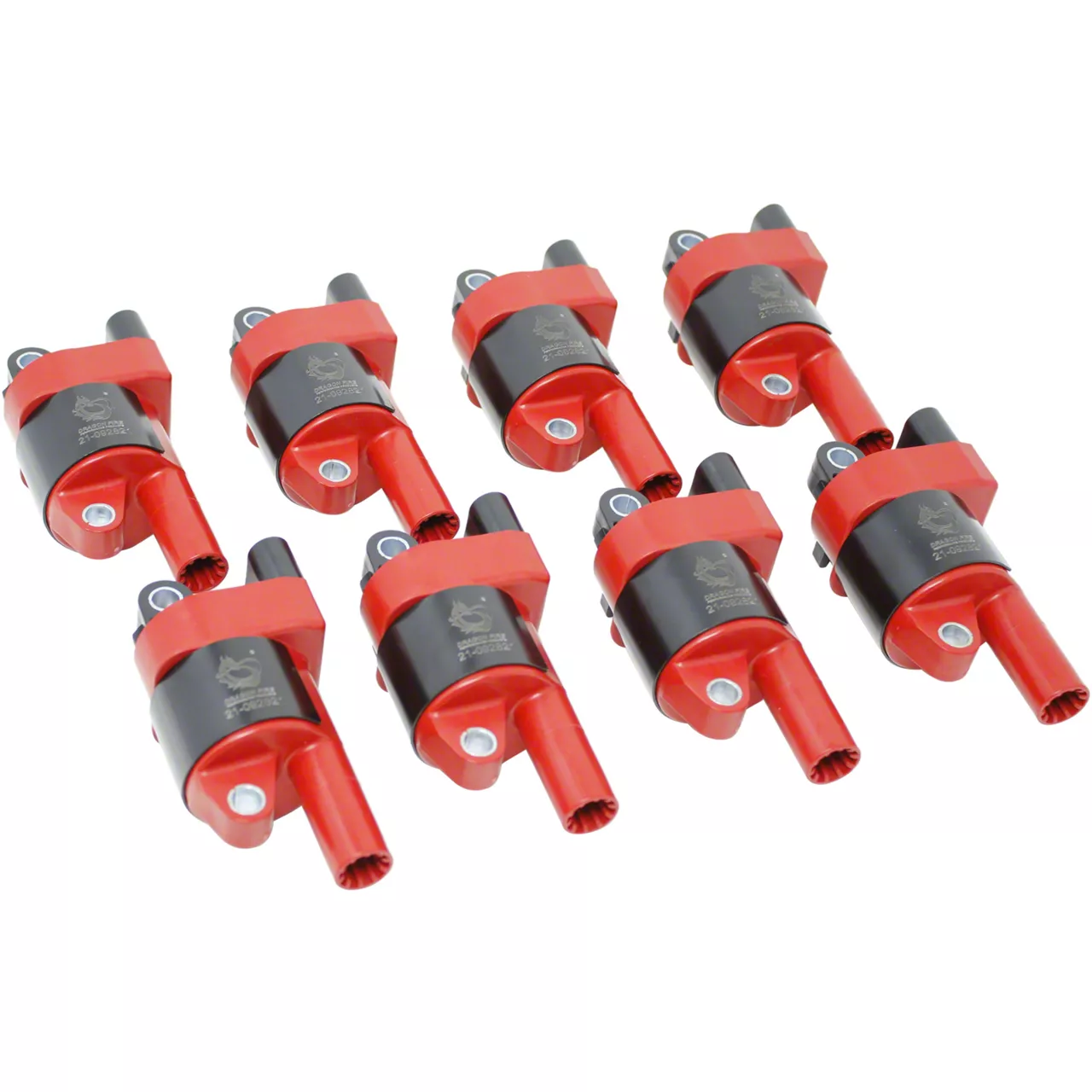 Dragon Fire Performance Silverado 1500 Ignition Coil Packs; Red DFC1022R-8 (07-13 V8 Silverado ...