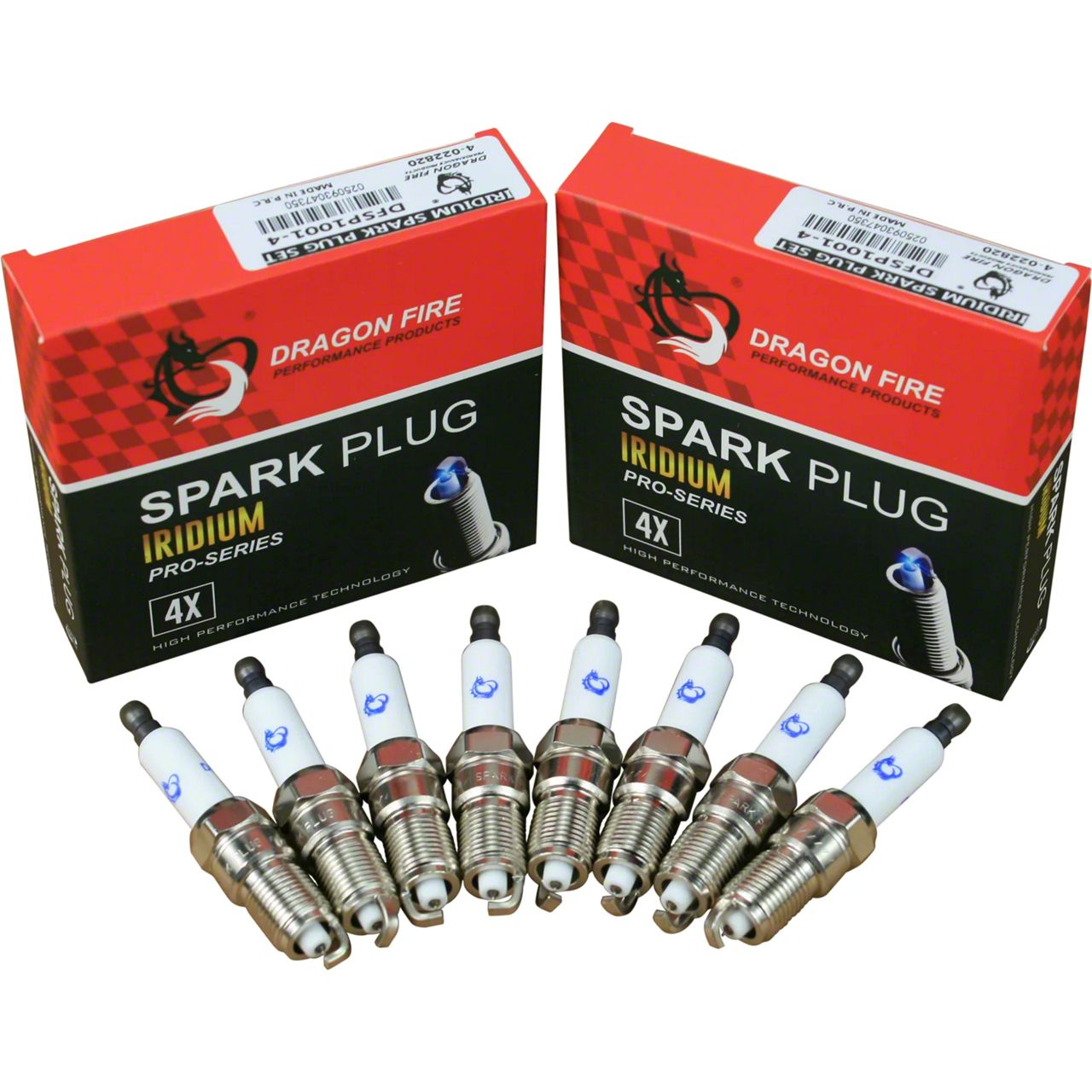 Dragon Fire Performance Silverado 1500 Ignition Tune Up Kit; Red Kit-1007 (07-13 V8 Silverado ...