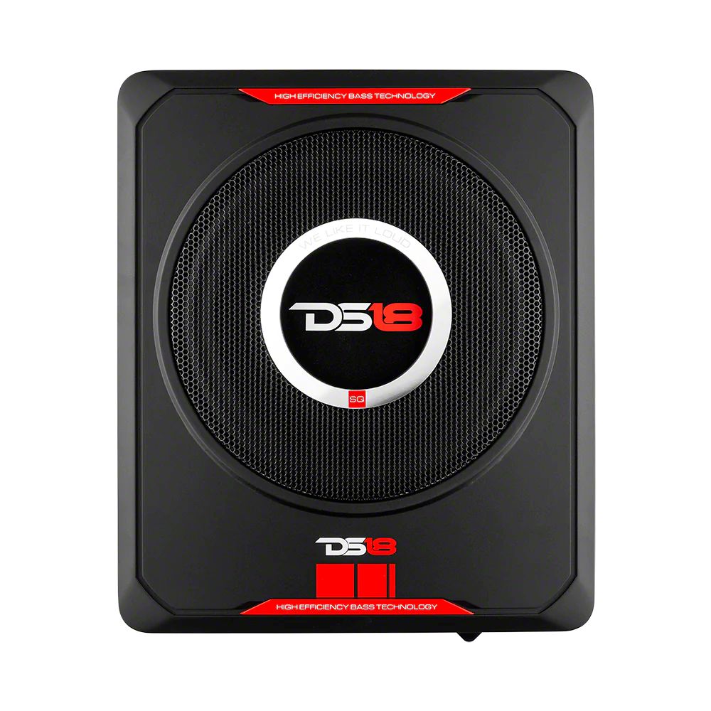 DS18 Silverado 1500 8-Inch Underseat Amplified Subwoofer; 800 Watts ...