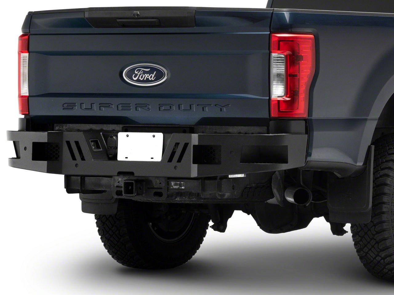 Barricade F-350 Super Duty HD Rear Bumper; Textured Black SD0214 (17-22 ...