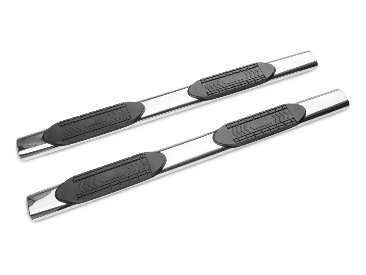 RedRock Silverado 1500 6-Inch Oval Straight End Side Step Bars ...