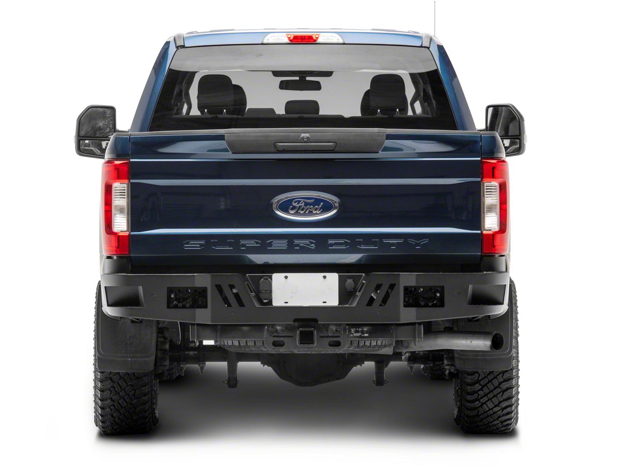 Barricade F-250 Super Duty HD Rear Bumper; Textured Black SD0214 (17-22 ...