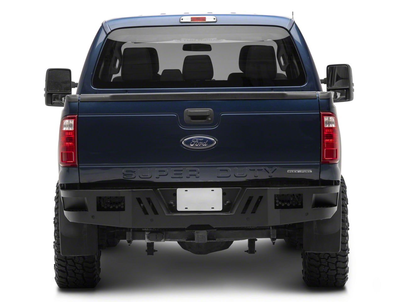 Barricade F-250 Super Duty HD Rear Bumper; Textured Black SD0215 (11-16 ...