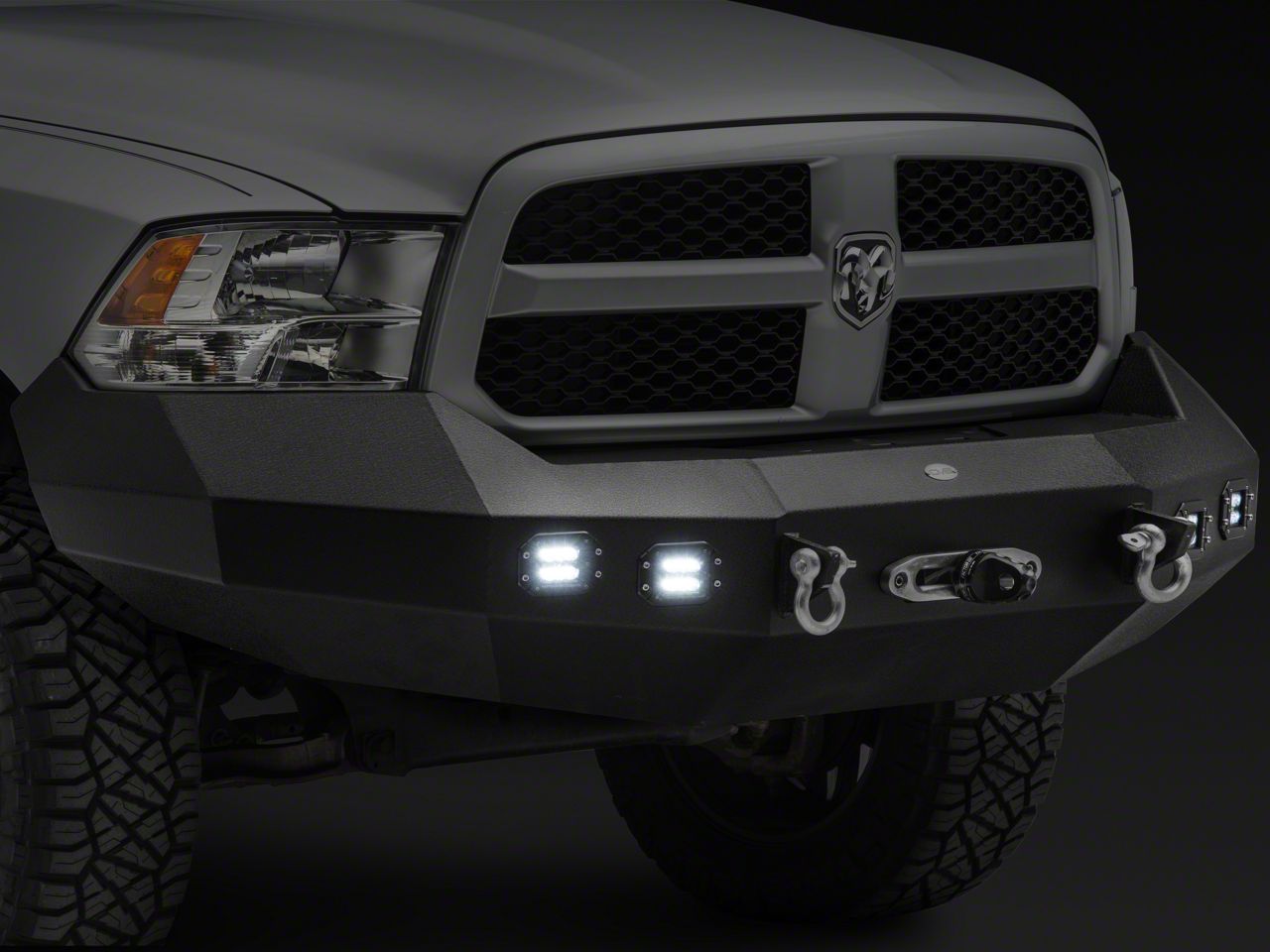 DV8 Offroad RAM 1500 Recovery Front Bumper FBDR1-02 (13-18 RAM 1500 ...