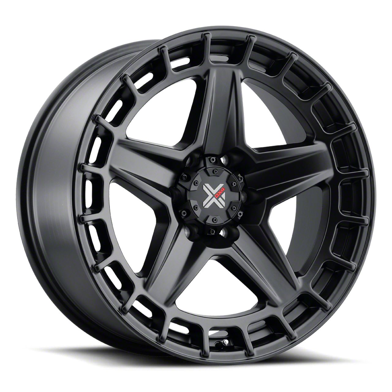 DX4 Wheels RAM 1500 HAMMER Flat Black 5-Lug Wheel; 20x9; 10mm Offset ...