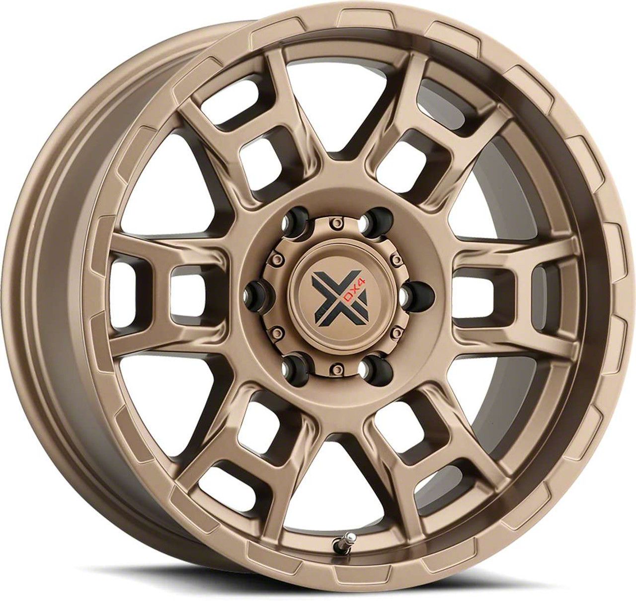 DX4 Wheels Yukon Beast Frozen Bronze 6-Lug Wheel; 17x8.5; 0mm Offset ...