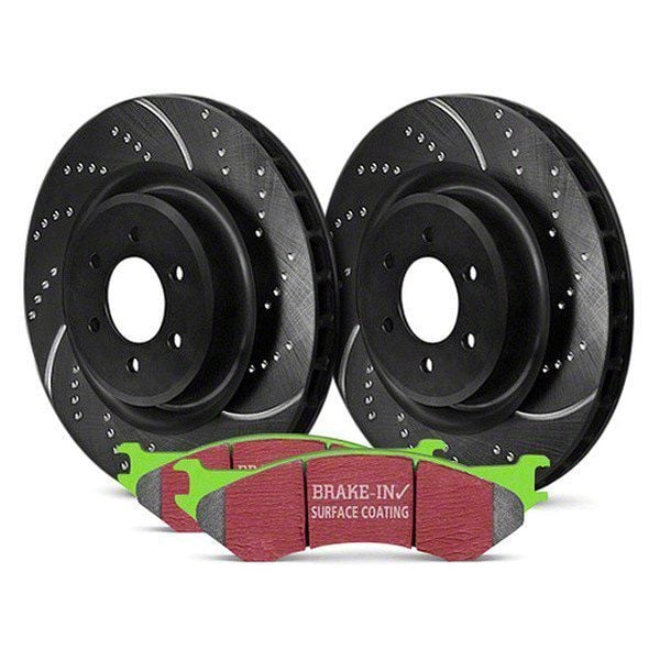 EBC Brakes F-150 Stage 3 Greenstuff 6000 6-Lug Brake Rotor and Pad Kit ...