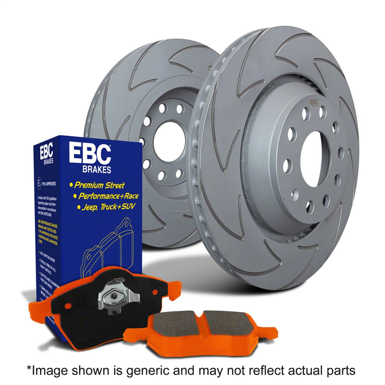 EBC Brakes F-350 Super Duty Stage 7 Orangestuff 8-Lug Brake Rotor and ...