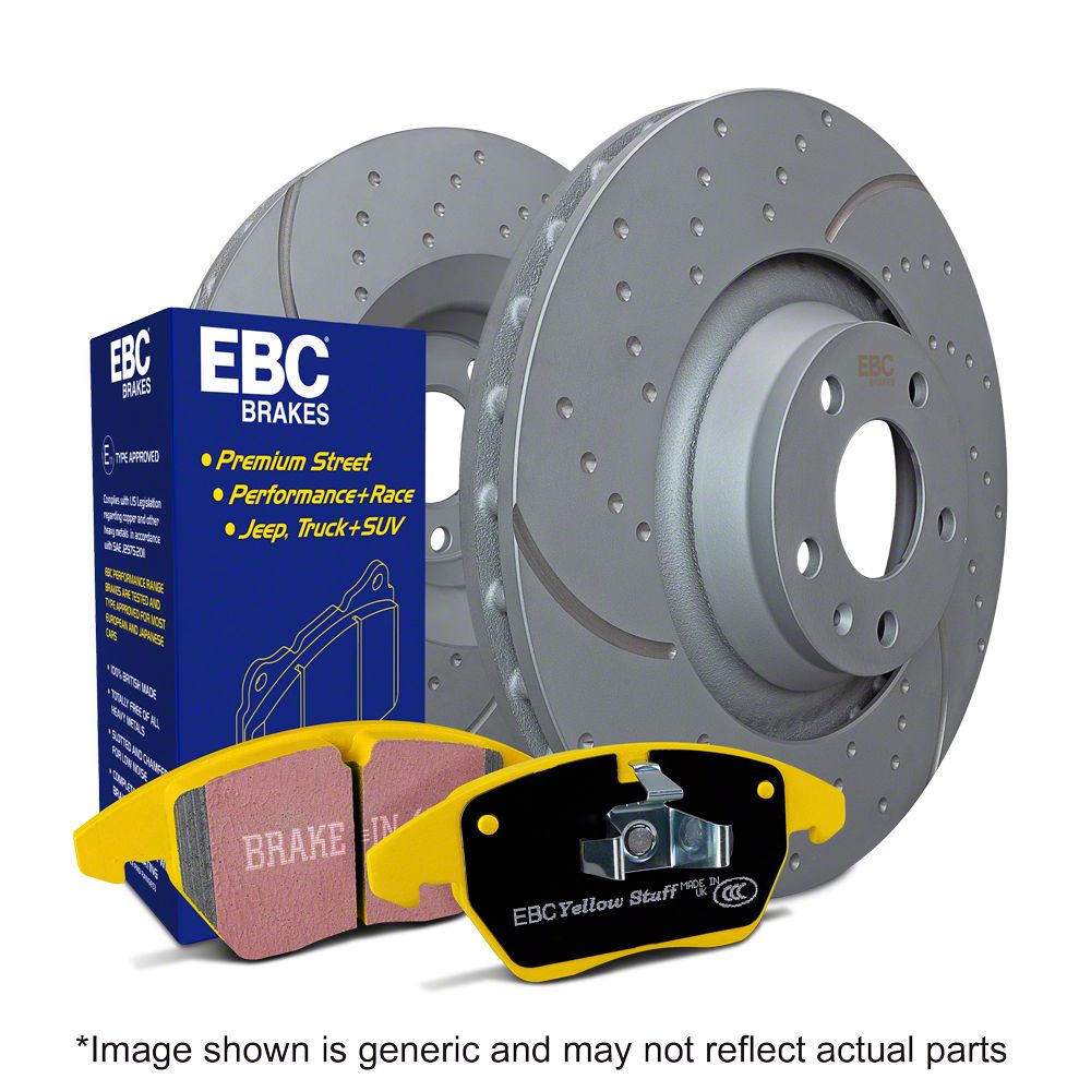 EBC Brakes Sierra 1500 Stage 5 Yellowstuff 6-Lug Brake Rotor and Pad ...