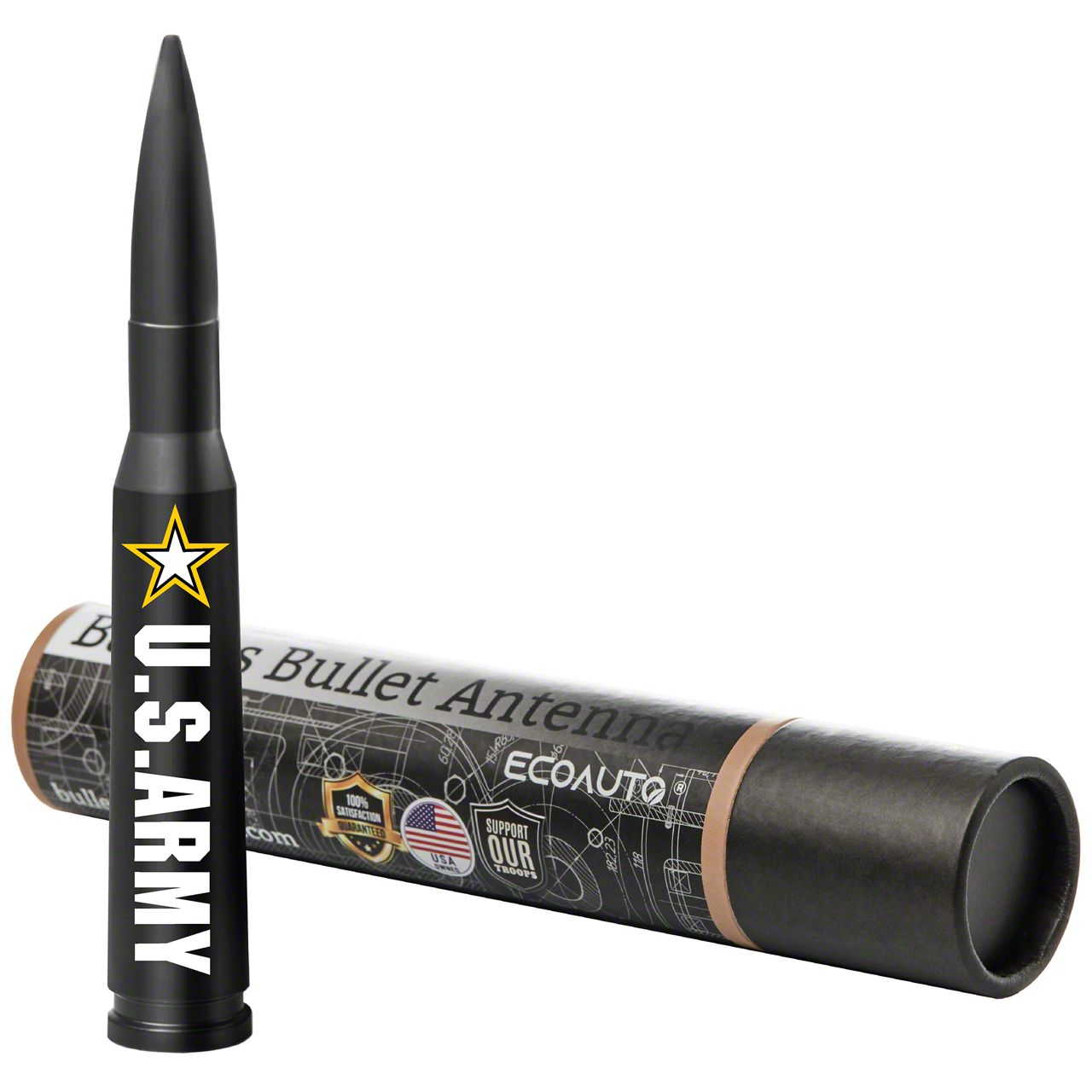 RAM 1500 Bullet Antenna; US.ARMY (02-18 RAM 1500) - Free Shipping