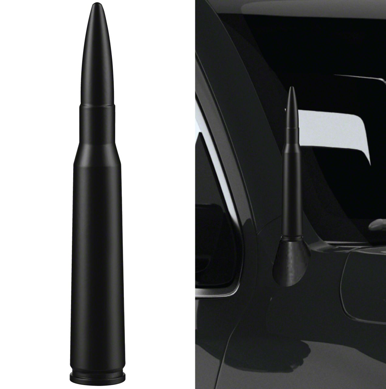EcoAuto Sierra 1500 Bullet Antenna; Matte Black ANT-GMC-BK (99-25 ...