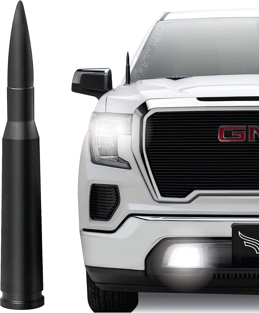 Silverado 1500 Bullet Antenna Matte Black 99 25 Silverado 1500 Free Shipping