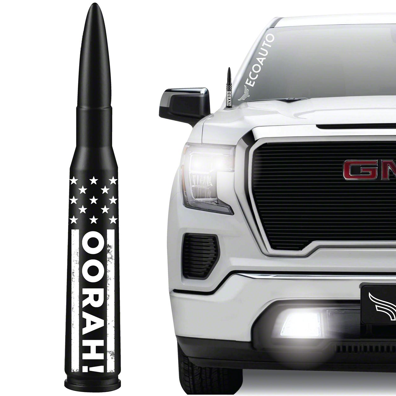 Silverado 1500 Bullet Antenna; OORAH (99-25 Silverado 1500) - Free Shipping