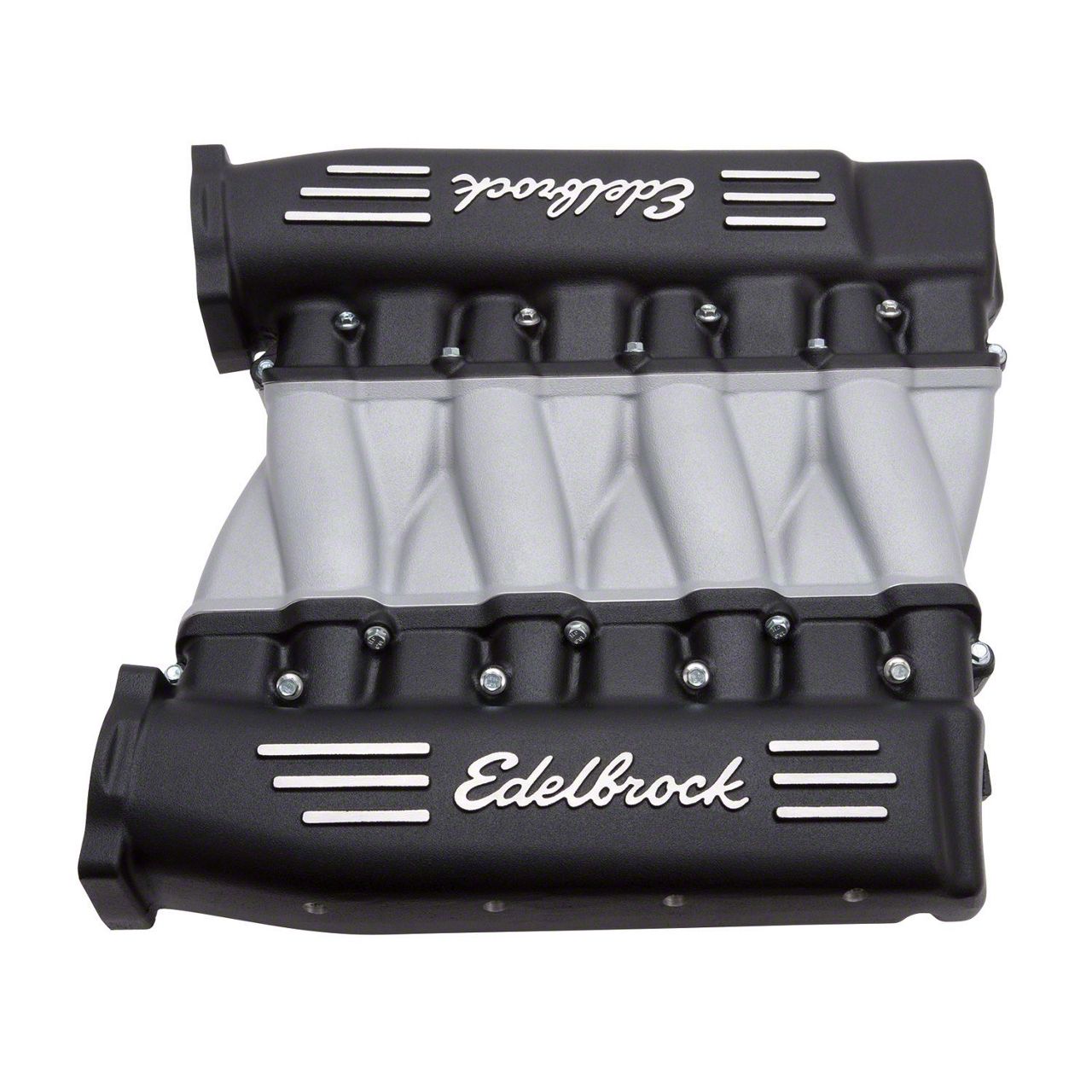 Edelbrock Tahoe Cross-Ram Small Block LS3 Intake Manifold; Black 71413 ...